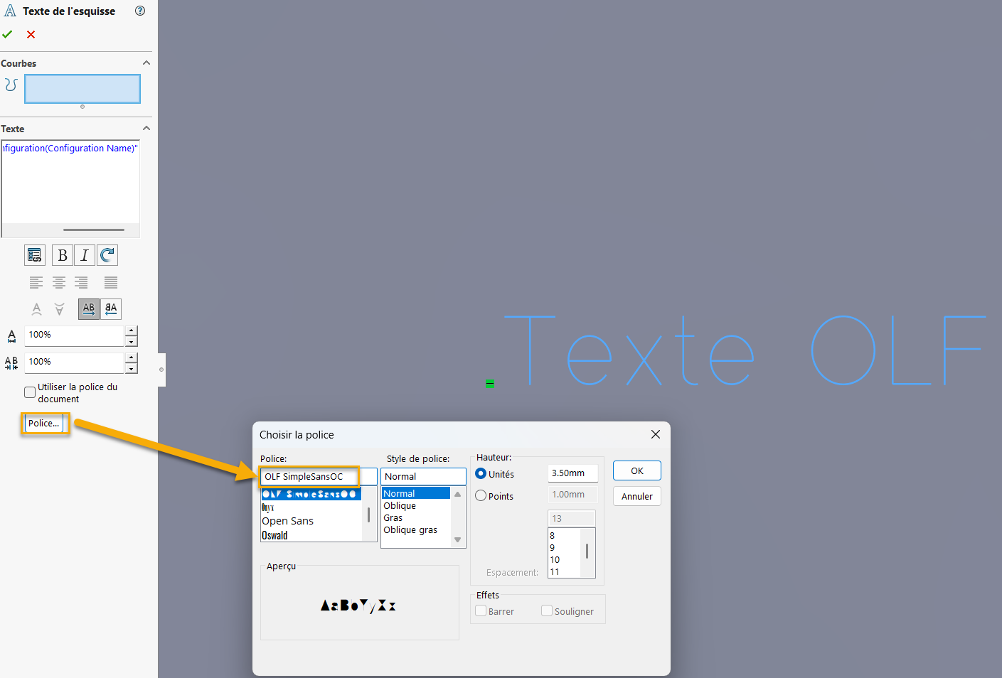 Polices de caractères pour les machines de découpe